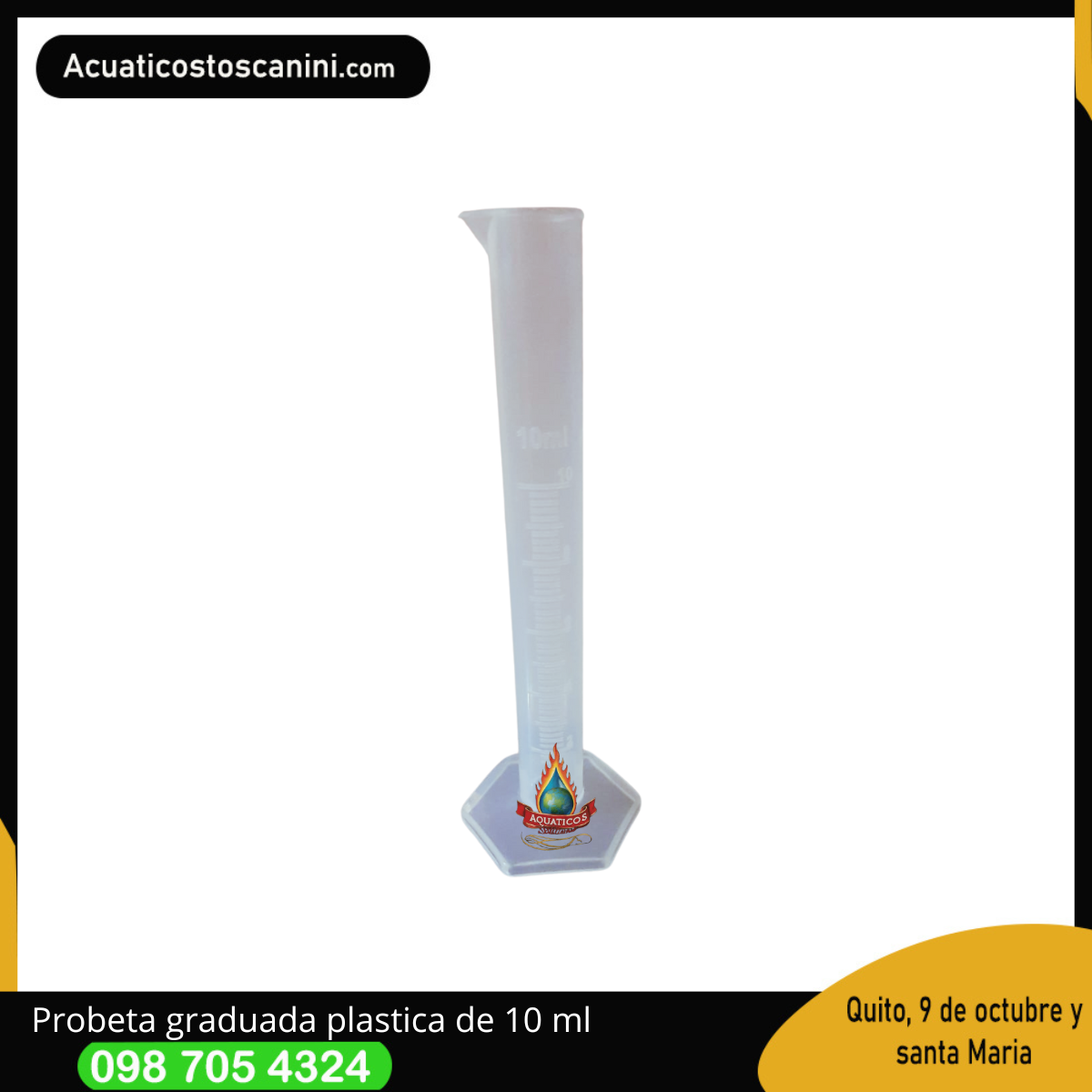 Probeta graduada de 10ml